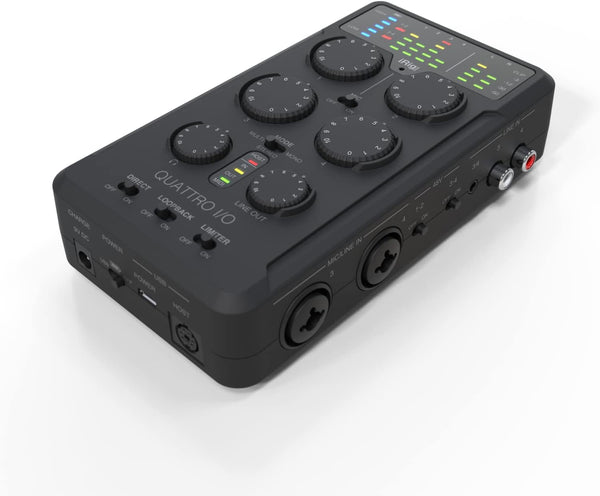 IK Multimedia iRig Pro Quattro I/O 4-Input USB Audio Interface – AudioTopia