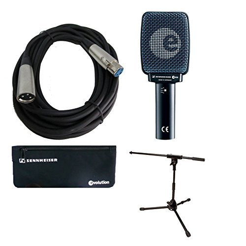 Sennheiser E906 Instrument Microphone Bundle with Amp Mic Stand and Ca ...